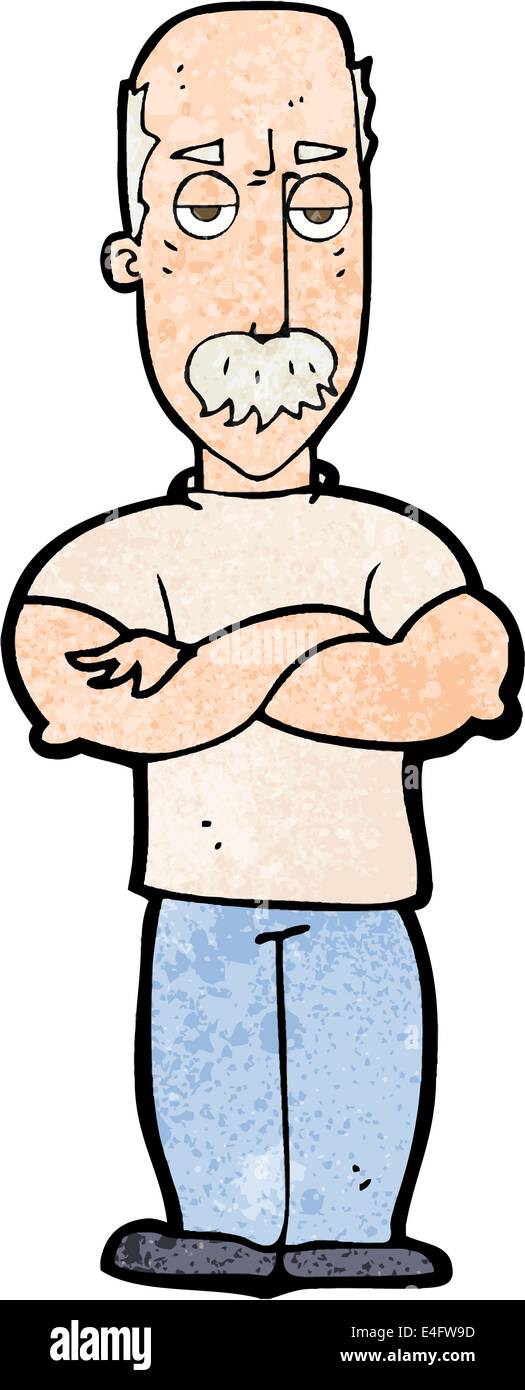 cartoon angry man with mustache Stock Vector Image & Art - Alamy