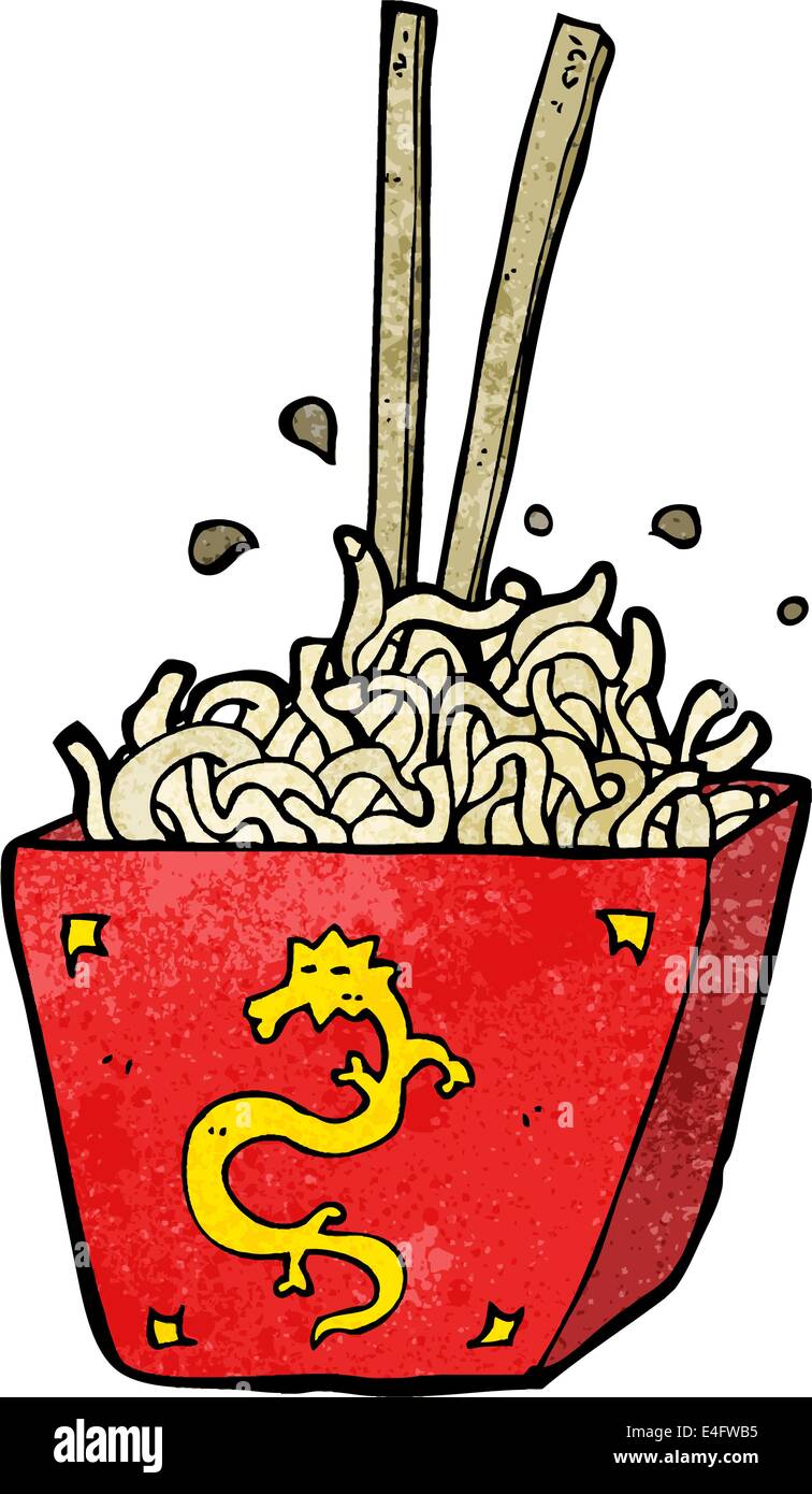 cartoon noodles in box Stock Vector Image & Art - Alamy