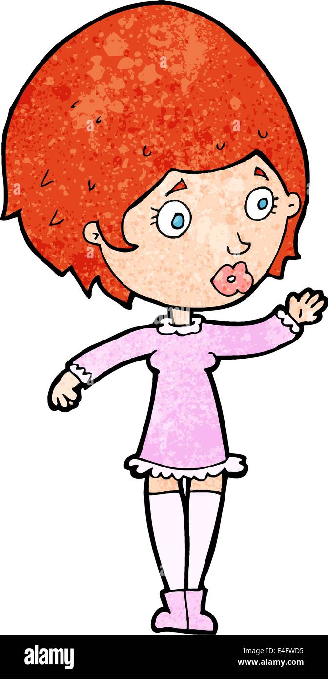 cartoon pretty woman Stock Vector Image & Art - Alamy