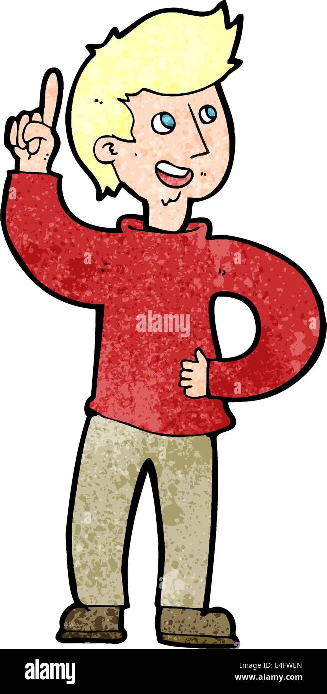 cartoon man with idea Stock Vector Image & Art - Alamy
