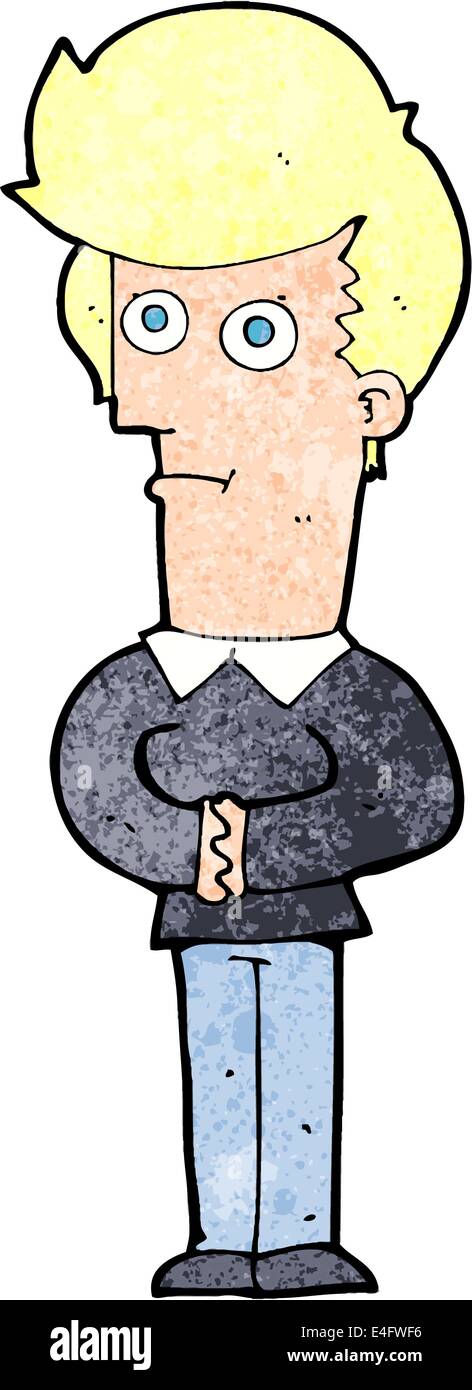 cartoon man staring Stock Vector Image & Art - Alamy