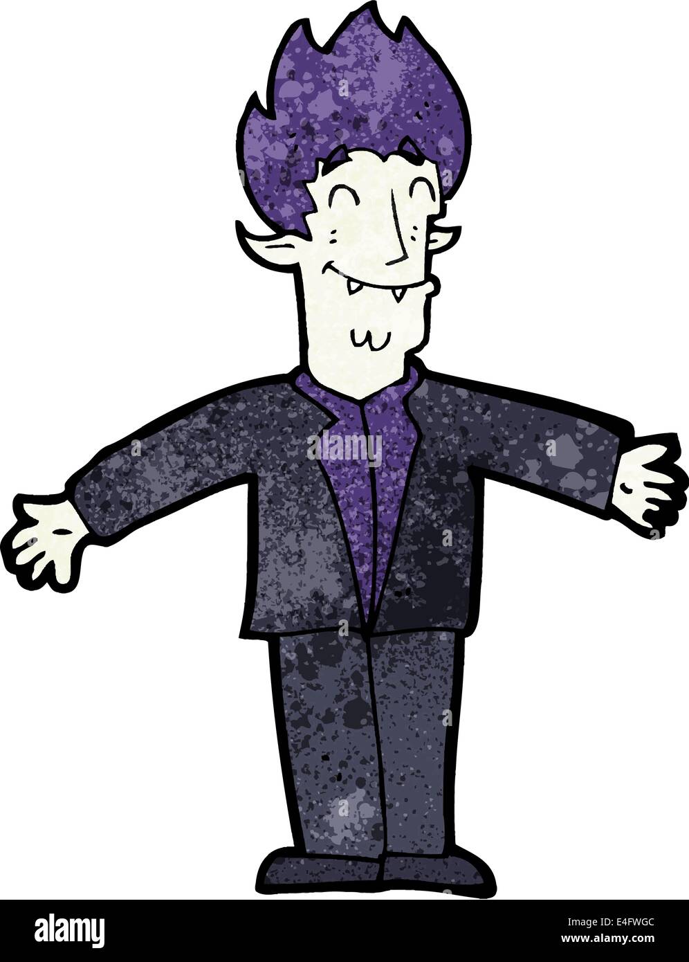 cartoon happy vampire Stock Vector Image & Art - Alamy