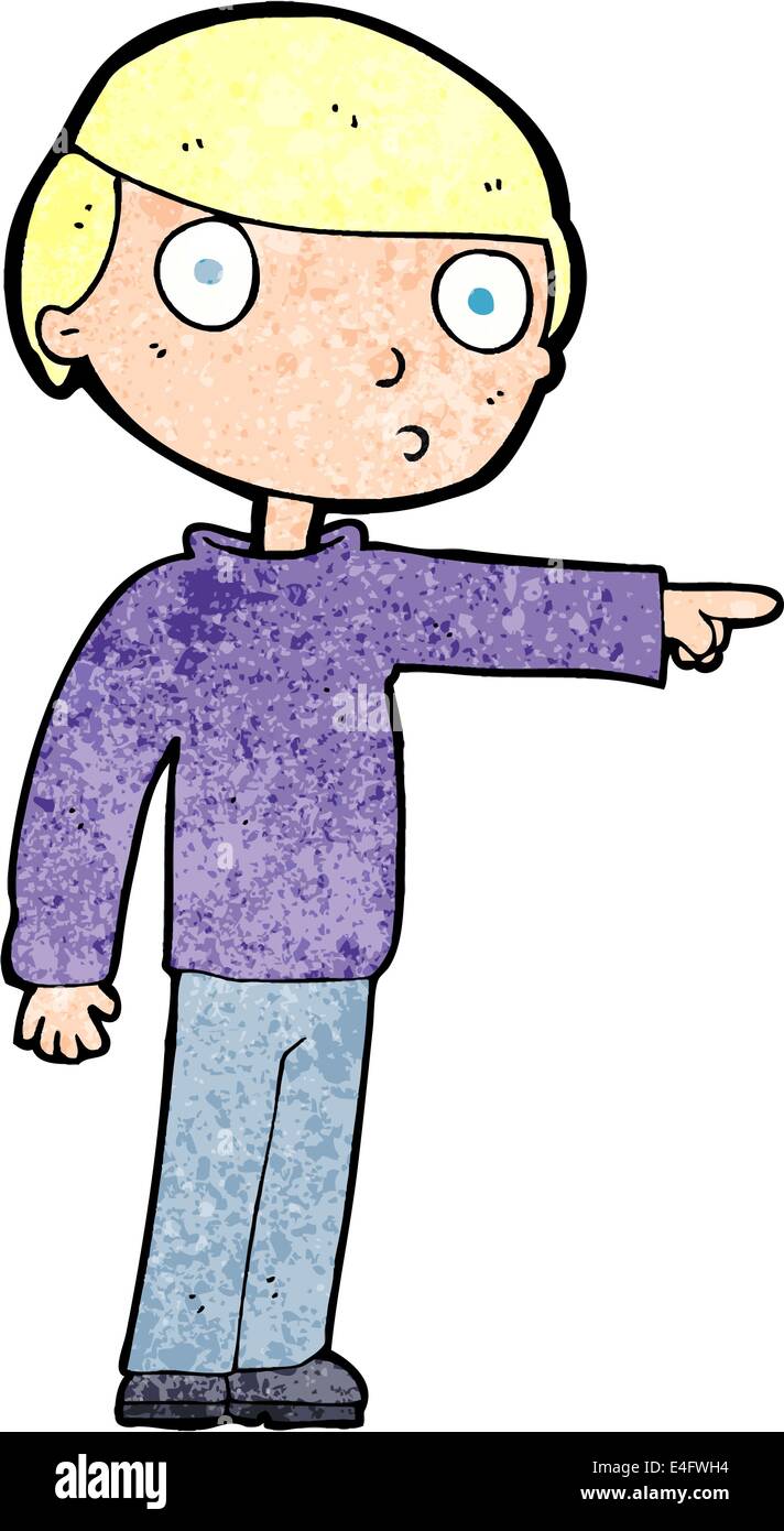 cartoon man pointing Stock Vector Image & Art - Alamy