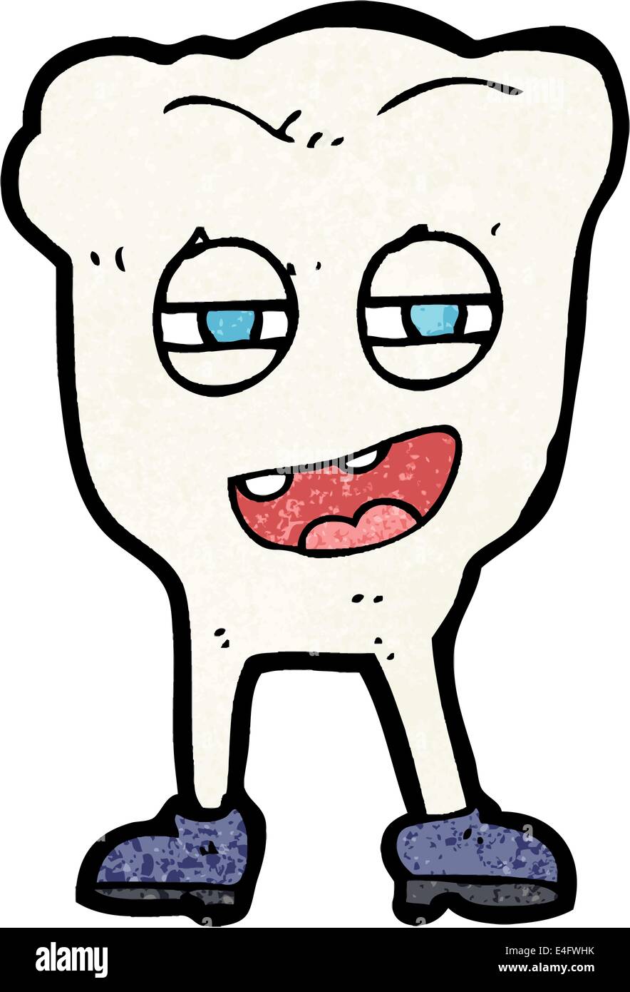 cartoon funny tooth character Stock Vector Image & Art - Alamy