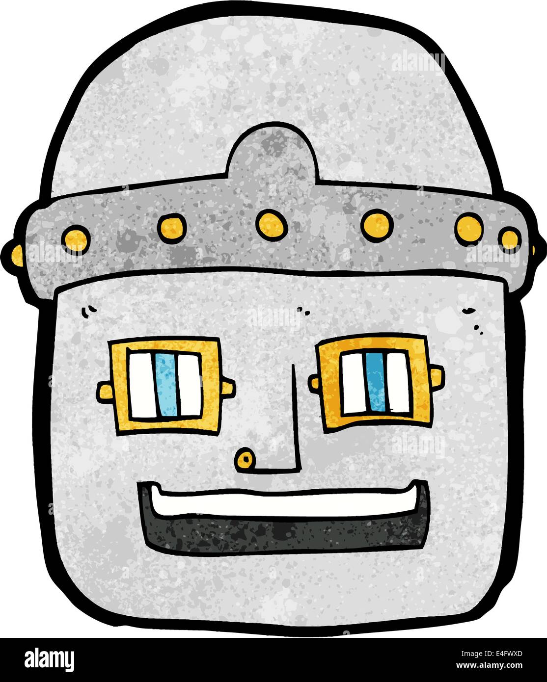 cartoon robot head Stock Vector Image & Art - Alamy
