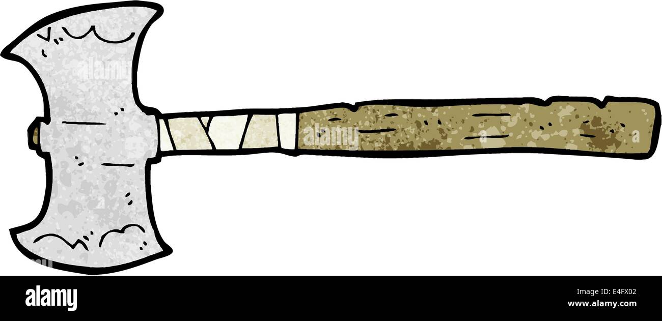 cartoon double sided axe Stock Vector Image & Art - Alamy