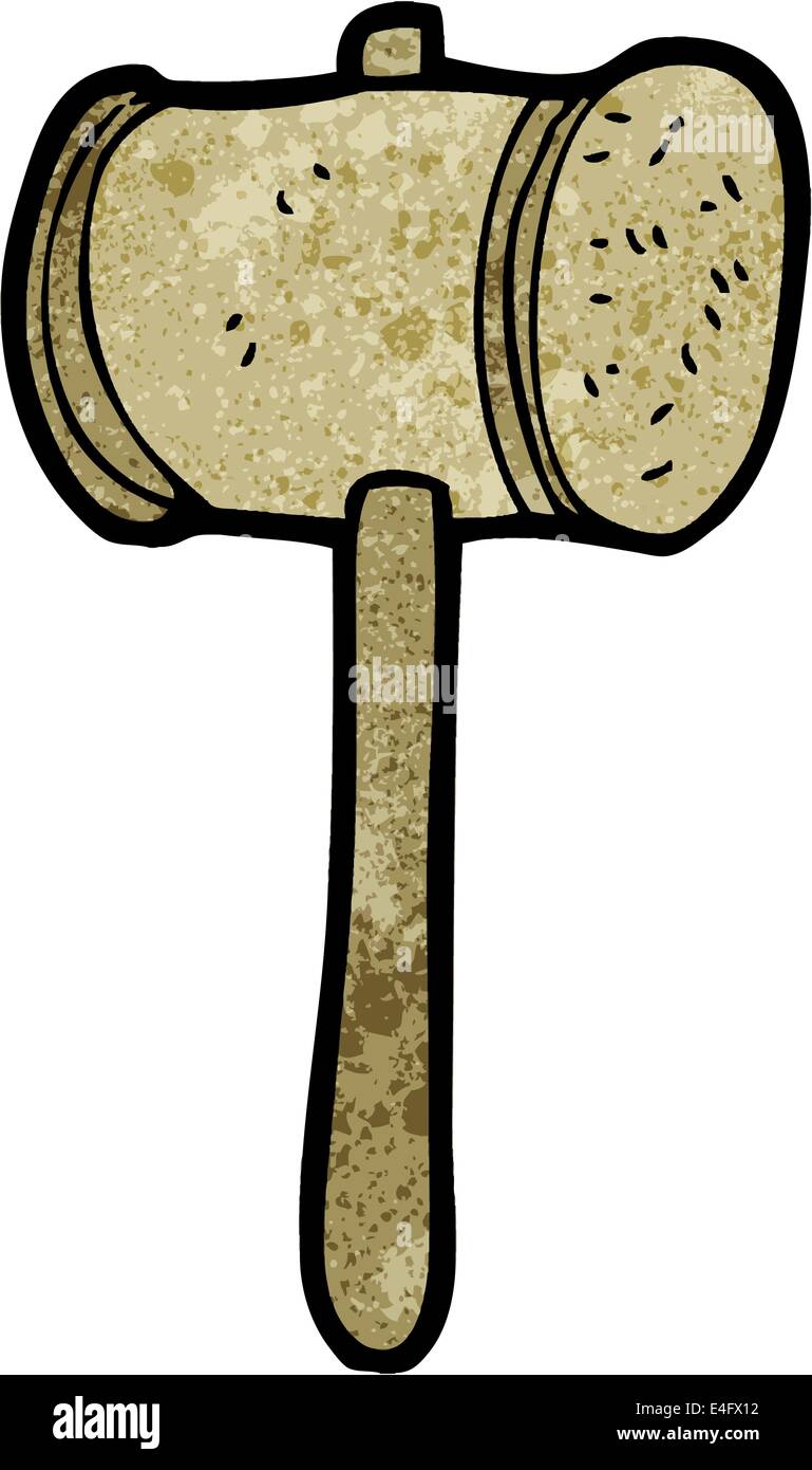 cartoon wooden hammer Stock Vector Image & Art - Alamy