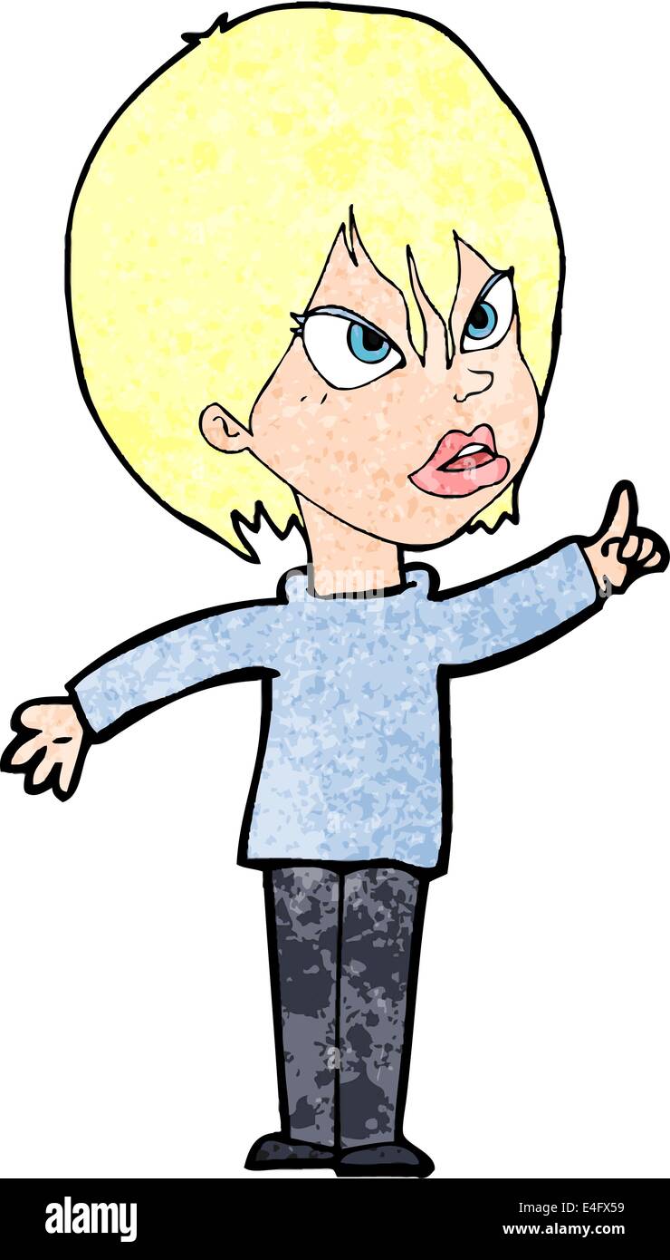 cartoon woman arguing Stock Vector Image & Art - Alamy