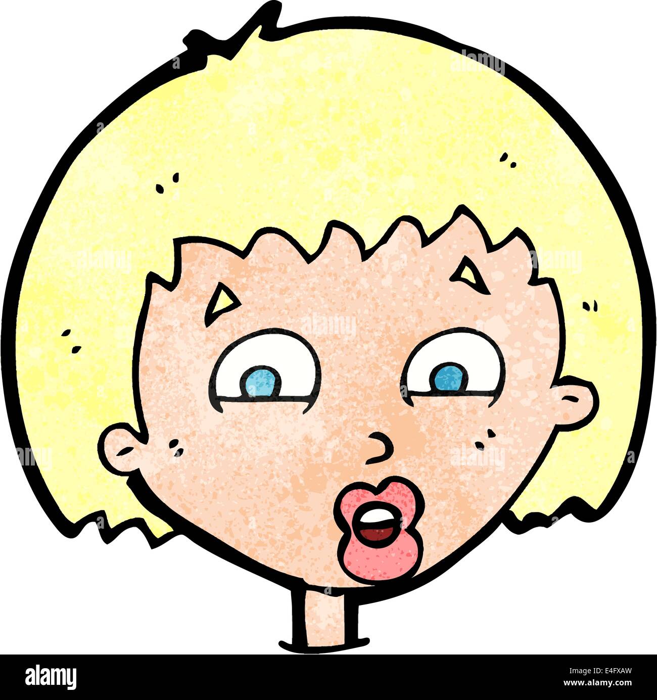cartoon shocked expression Stock Vector Image & Art - Alamy