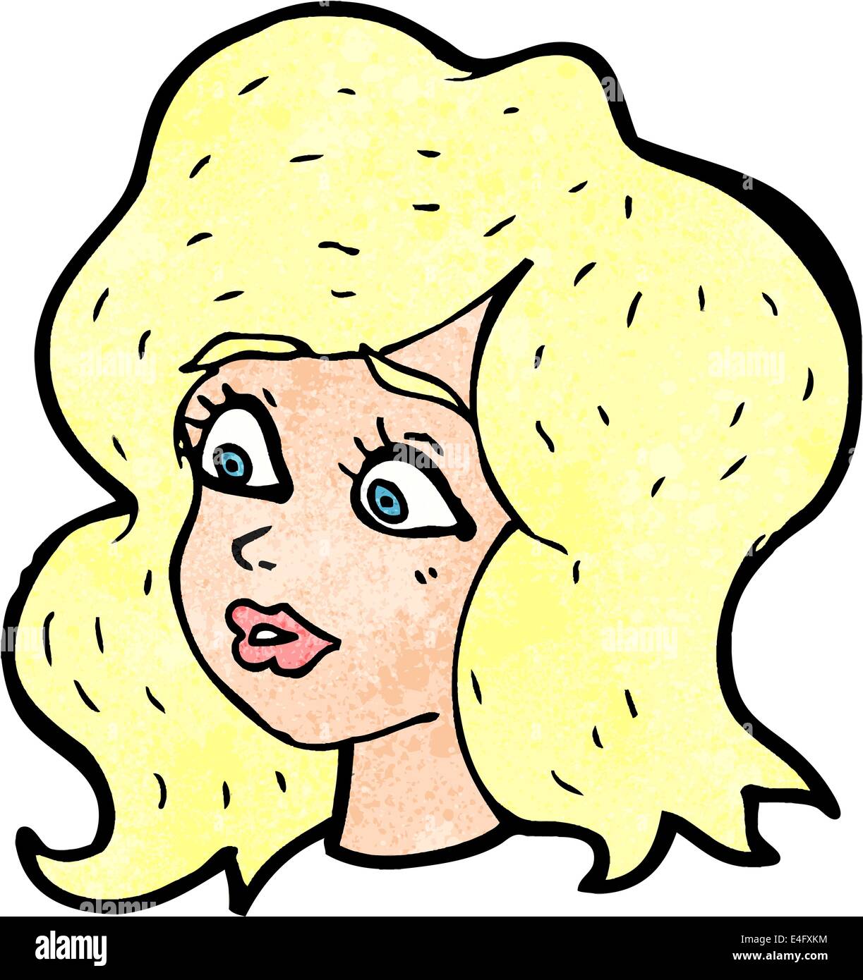 cartoon woman looking concerned Stock Vector Image & Art - Alamy