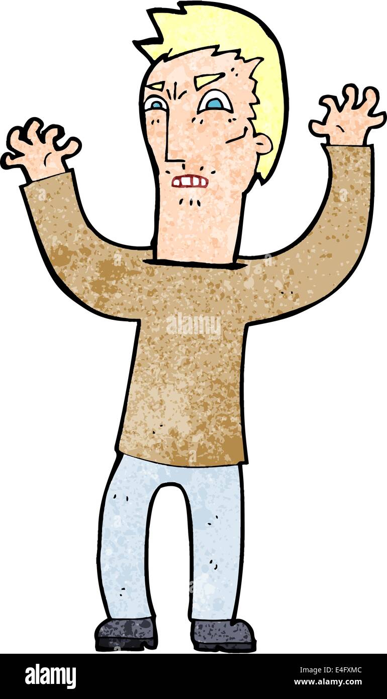 cartoon angry man Stock Vector Image & Art - Alamy