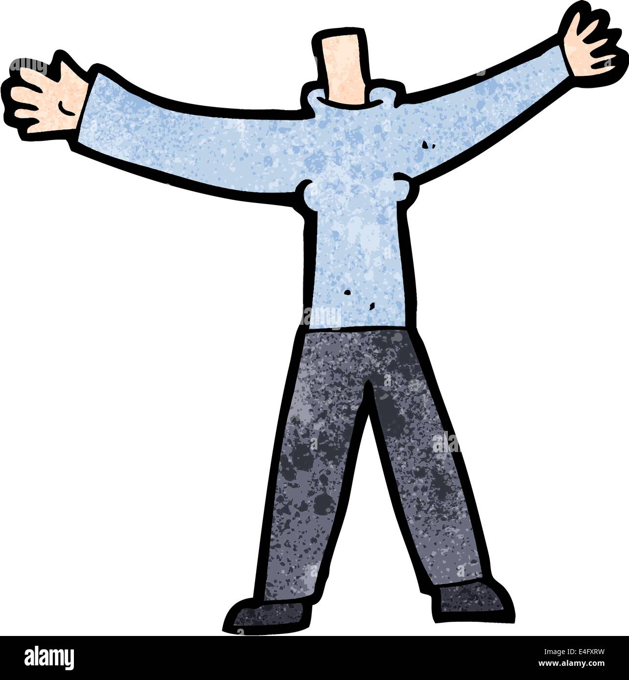 cartoon headless body (mix and match cartoons or add own photo Stock ...