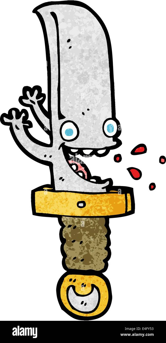 crazy knife cartoon character Stock Vector Image & Art - Alamy