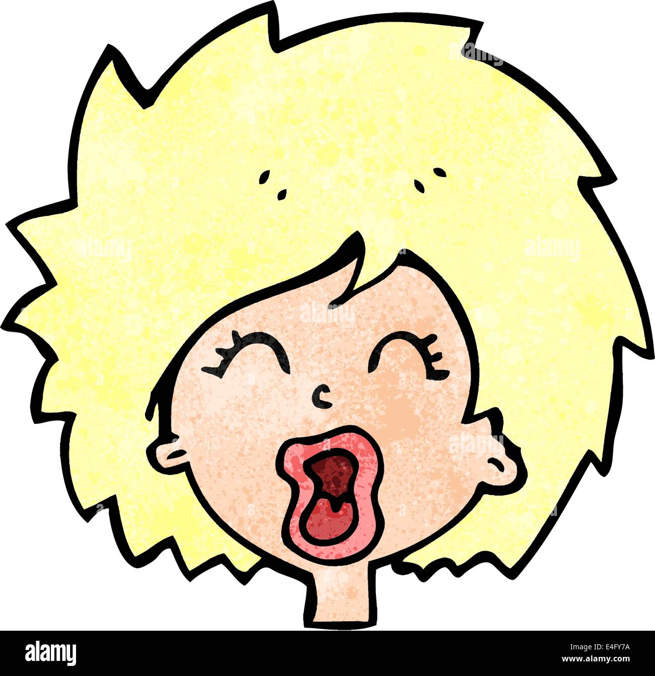cartoon woman screaming Stock Vector Image & Art - Alamy