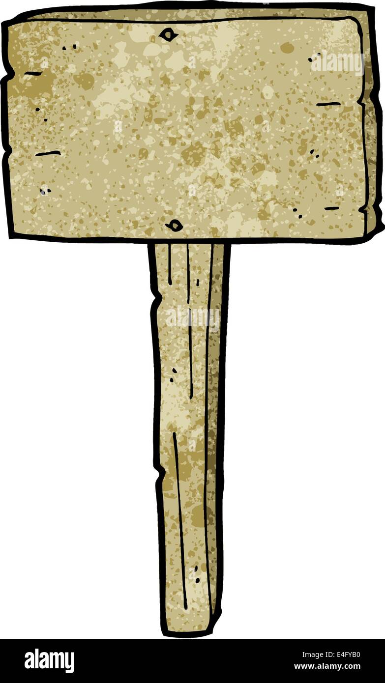 cartoon sign post Stock Vector Image & Art - Alamy