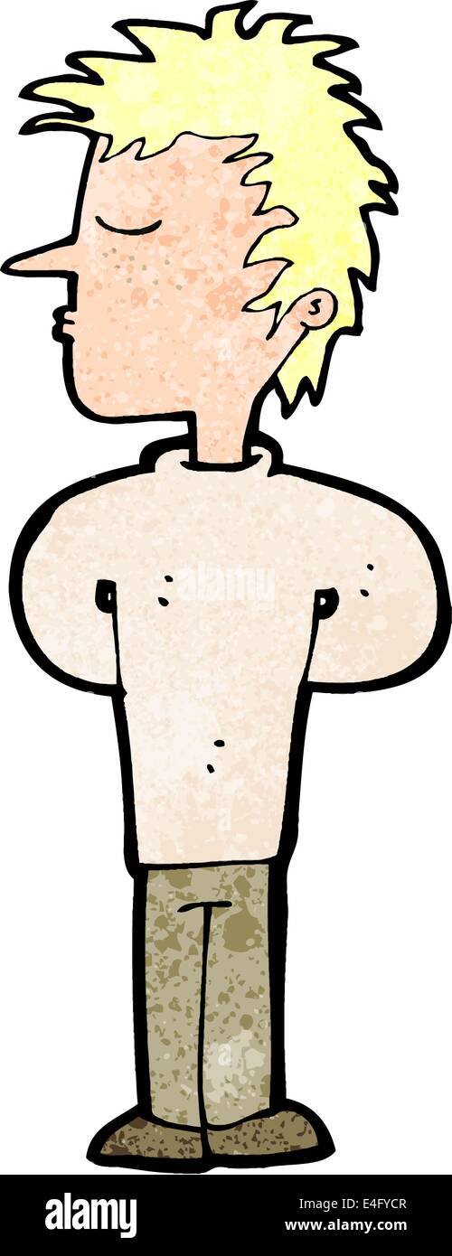 cartoon man ignoring Stock Vector Image & Art - Alamy