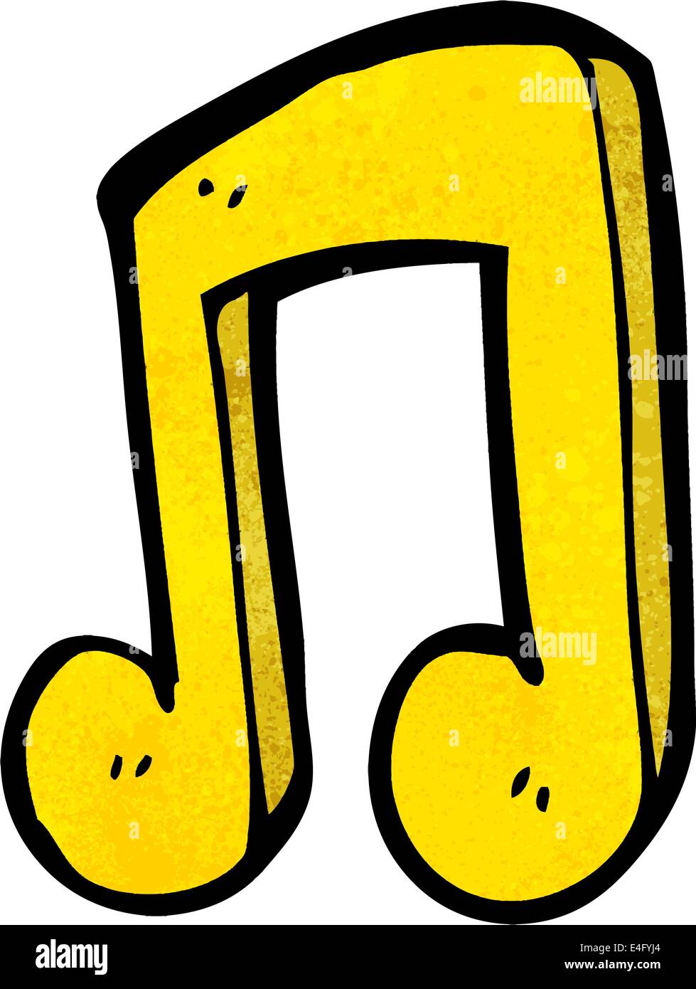 cartoon musical note Stock Vector Image & Art - Alamy