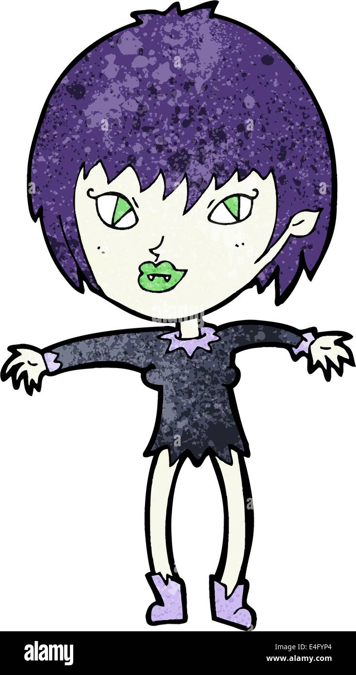 cartoon vampire girl Stock Vector Image & Art - Alamy