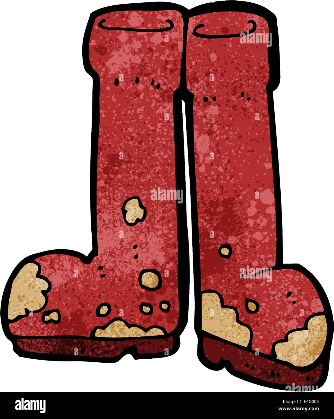 cartoon muddy boots Stock Vector Image & Art - Alamy