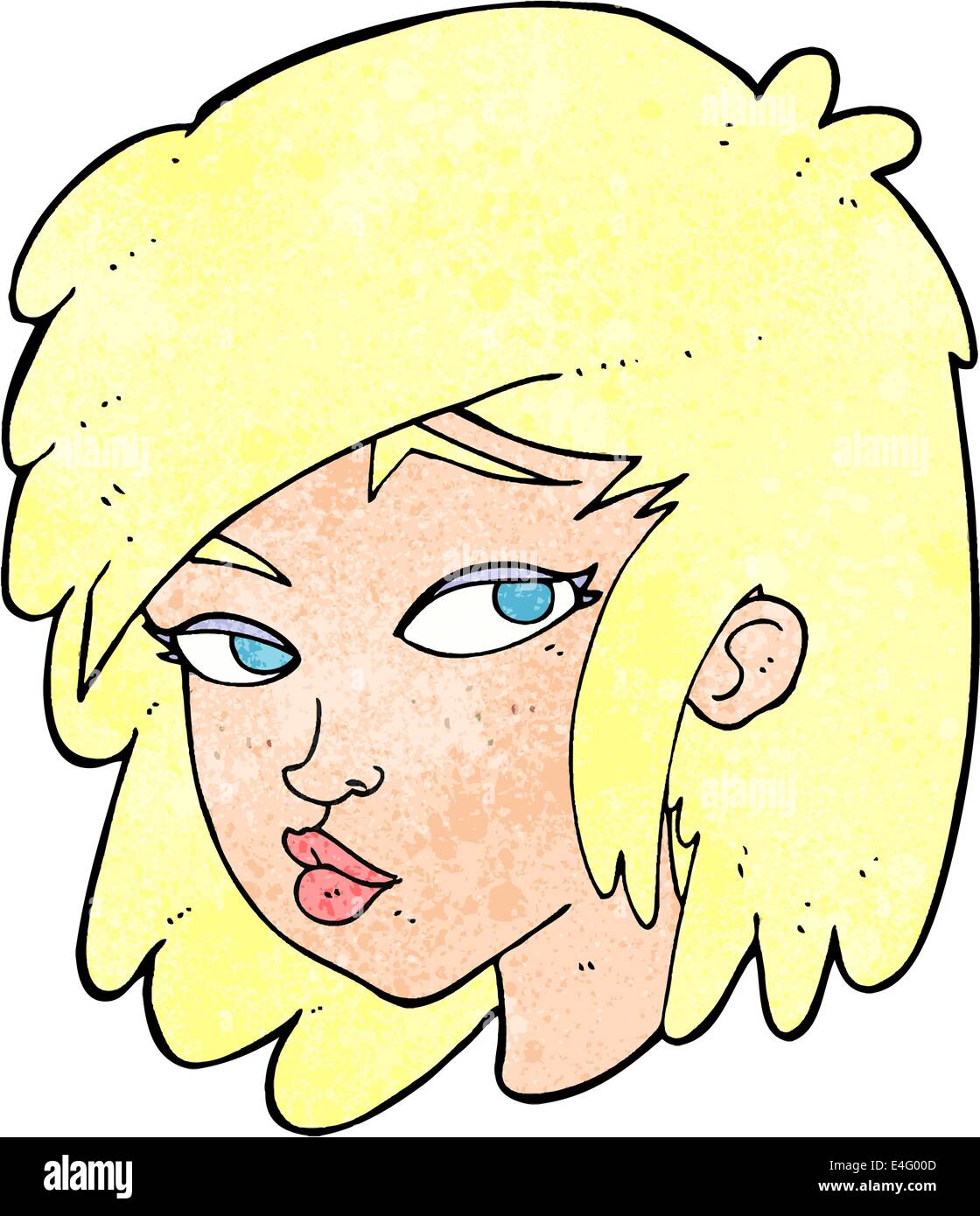 cartoon curious woman Stock Vector Image & Art - Alamy