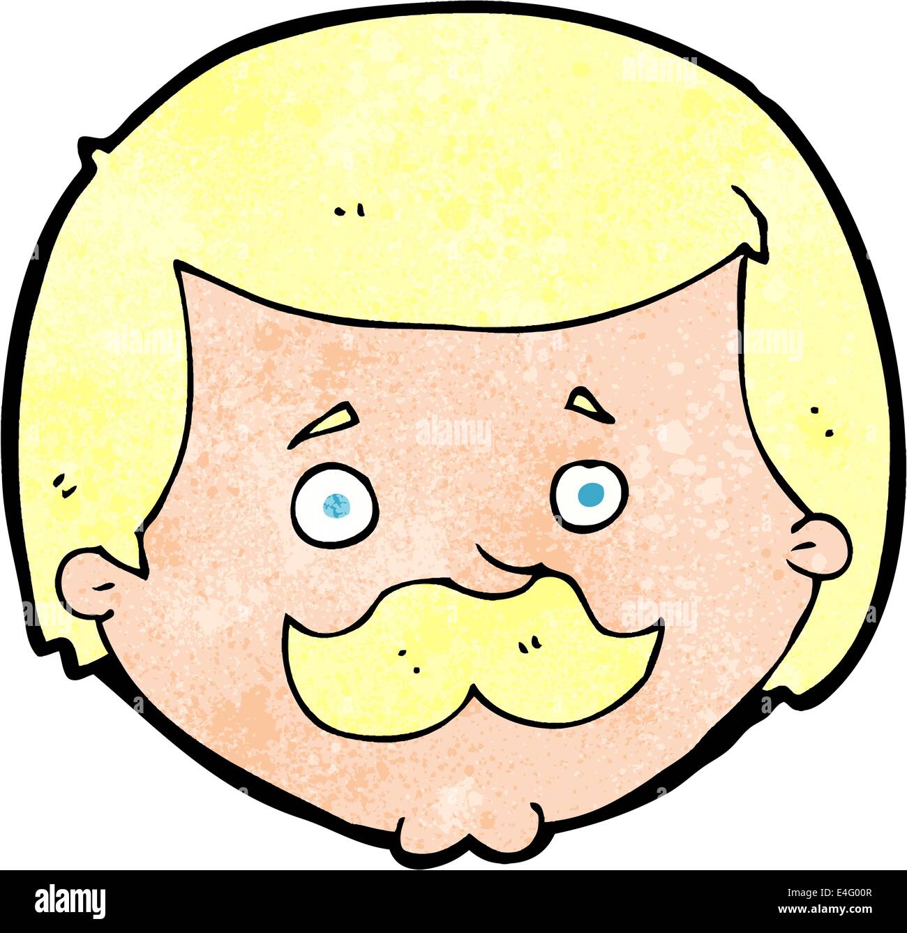 cartoon man with mustache Stock Vector Image & Art - Alamy