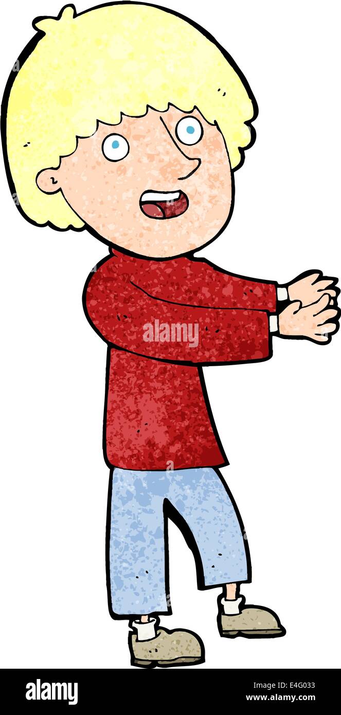 cartoon happy man showing Stock Vector Image & Art - Alamy