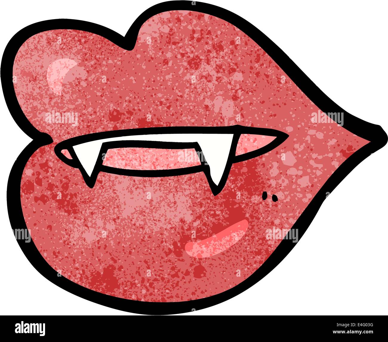 cartoon vampire fangs Stock Vector Image & Art - Alamy