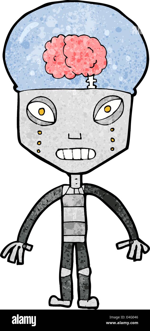 cartoon weird robot Stock Vector Image & Art - Alamy