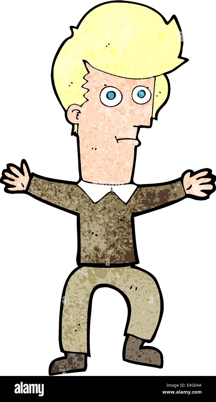 cartoon startled man Stock Vector Image & Art - Alamy