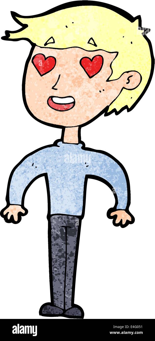 cartoon man in love Stock Vector Image & Art - Alamy