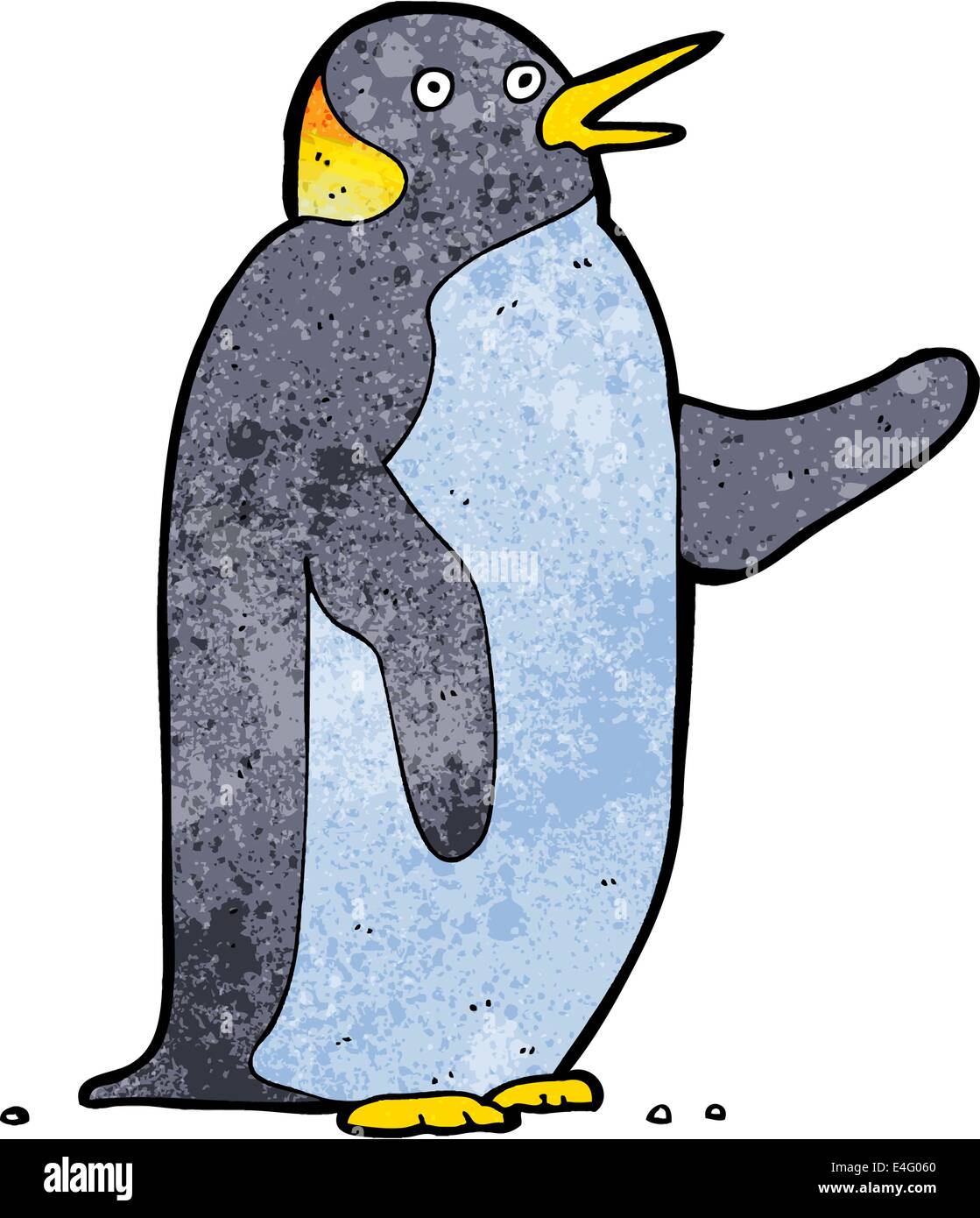 cartoon penguin waving Stock Vector Image & Art - Alamy