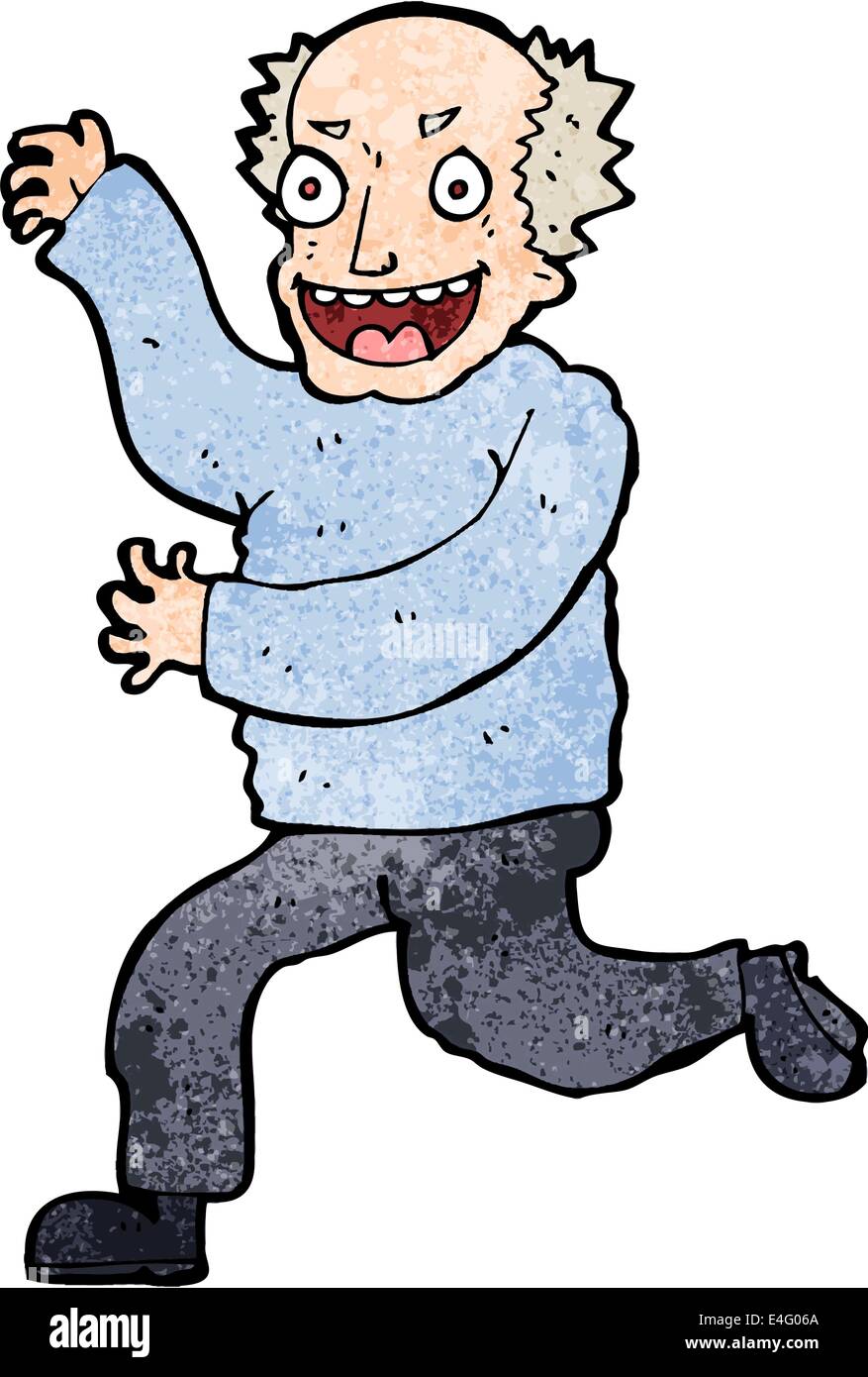 cartoon evil old man Stock Vector Image & Art - Alamy