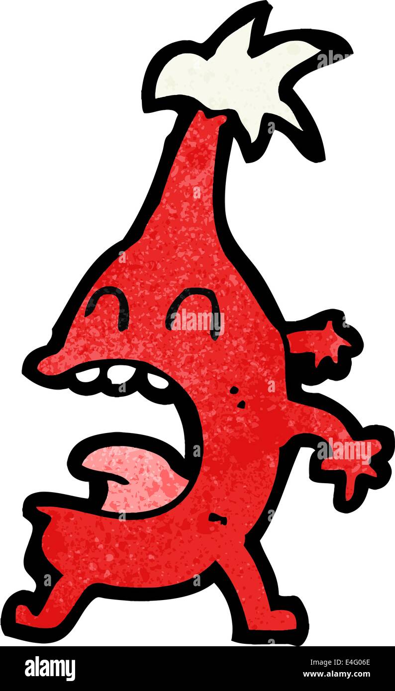 cartoon funny christmas creature Stock Vector Image & Art - Alamy