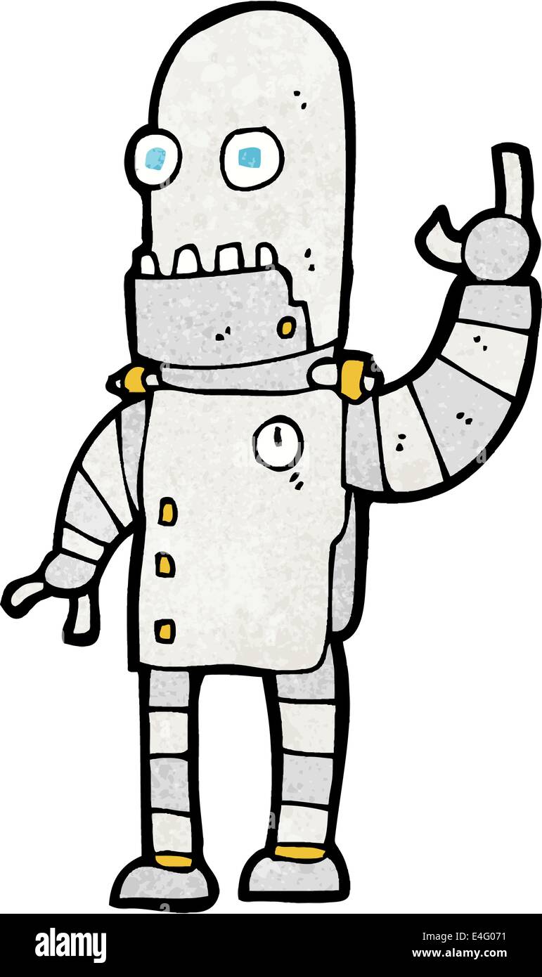 cartoon waving robot Stock Vector Image & Art - Alamy