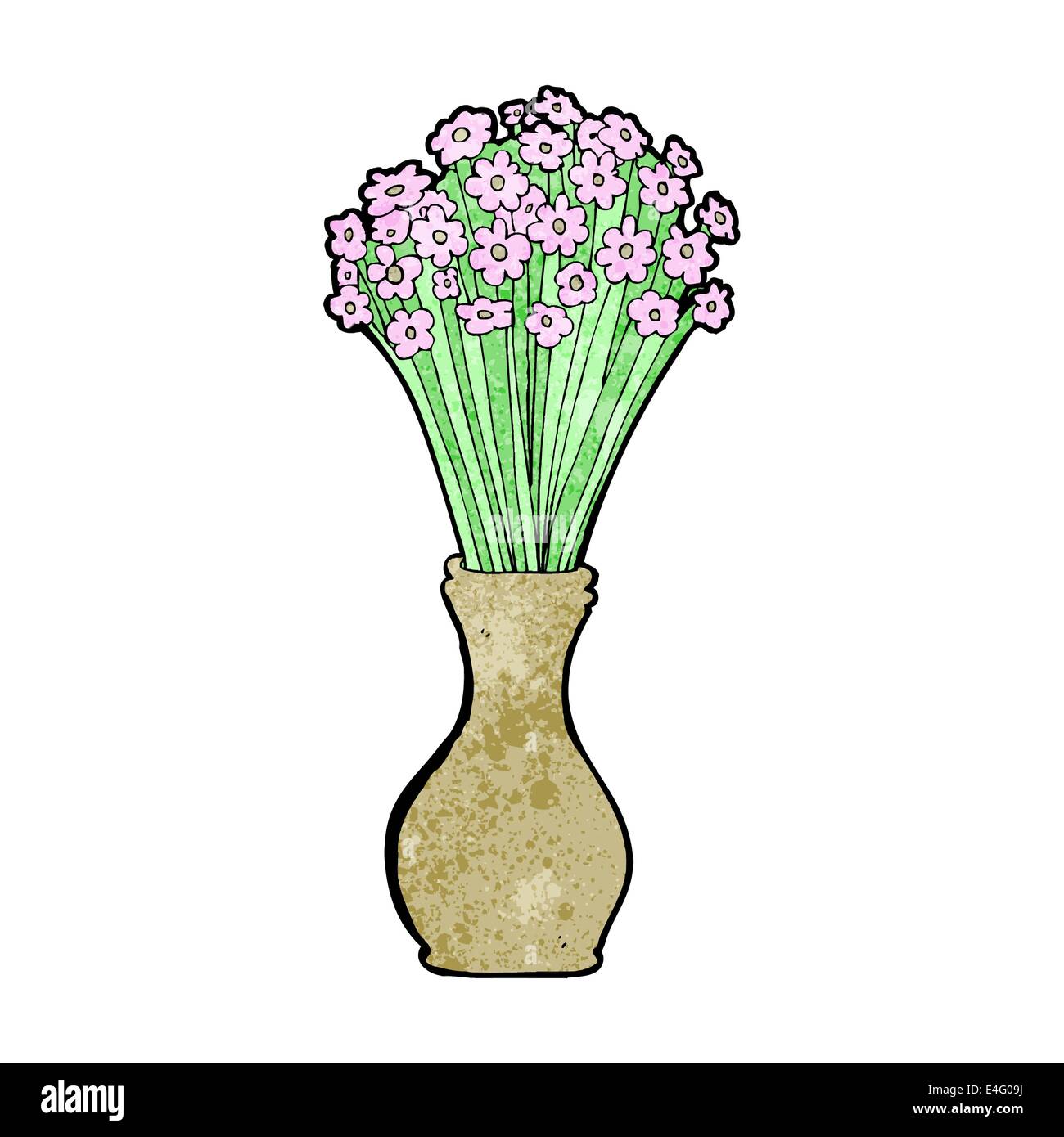 cartoon flowers in pot Stock Vector Image & Art - Alamy