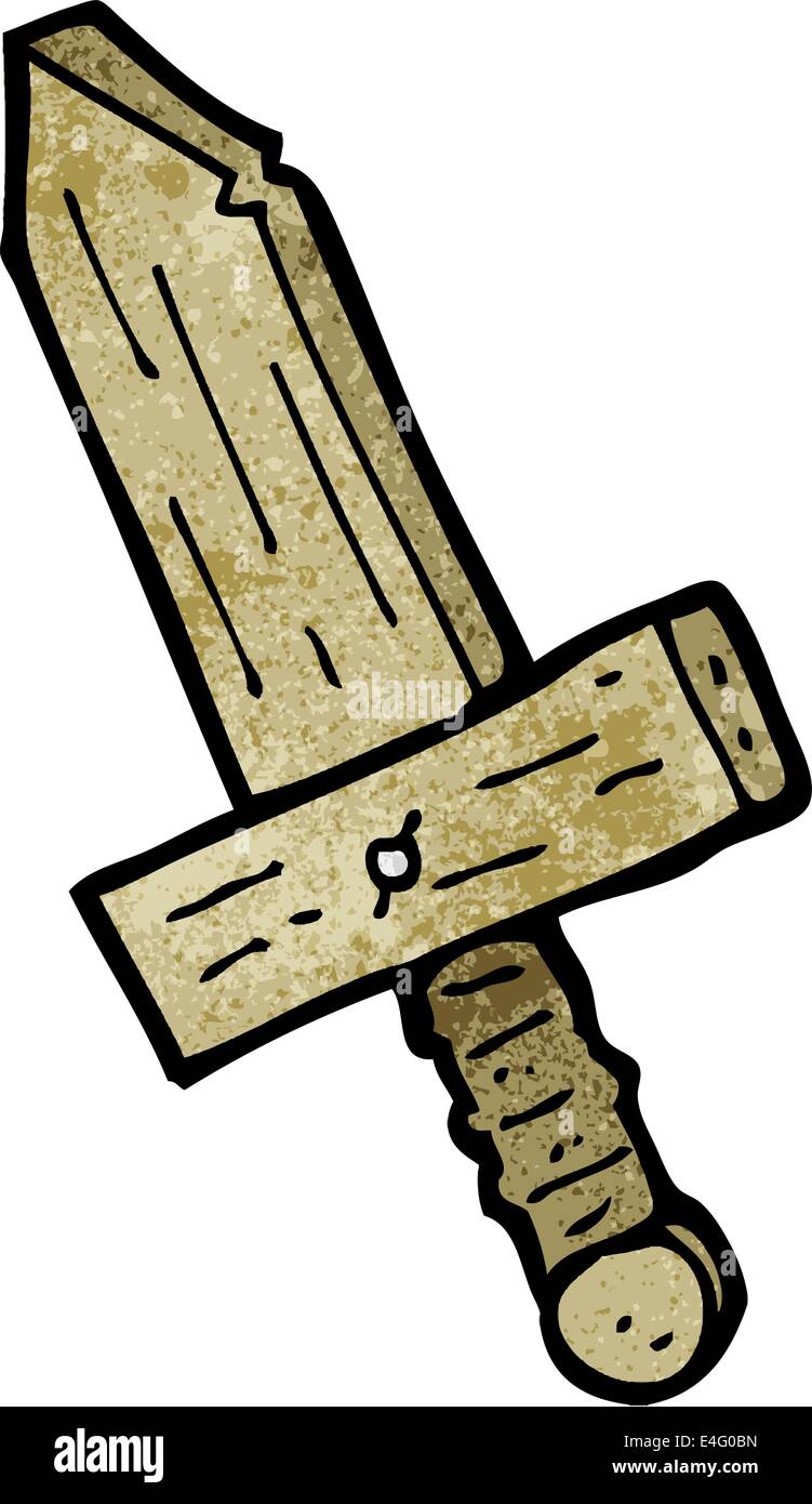 cartoon wooden sword Stock Vector Image & Art - Alamy