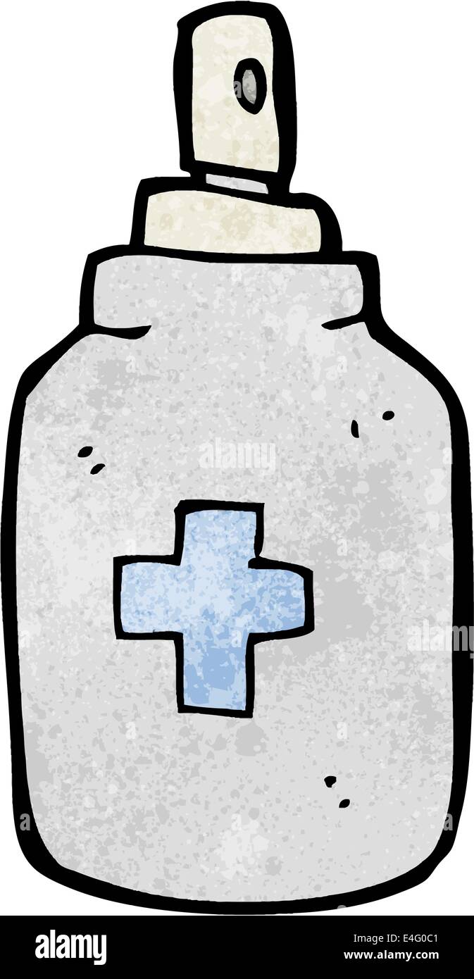 cartoon antiseptic spray Stock Vector Image & Art - Alamy