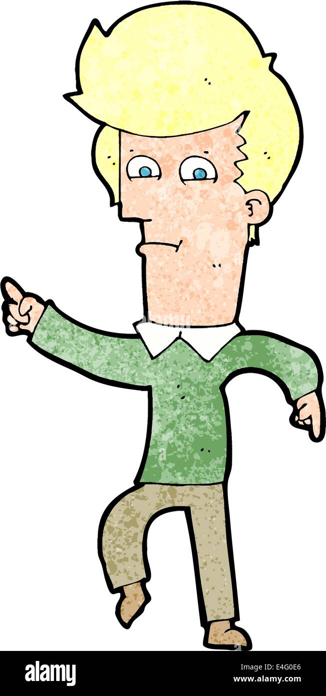 cartoon man pointing Stock Vector Image & Art - Alamy