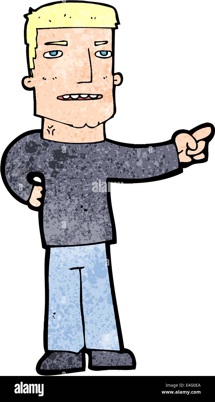 cartoon man pointing Stock Vector Image & Art - Alamy