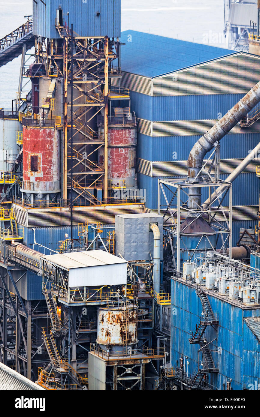 cement factory close up at day Stock Photo - Alamy