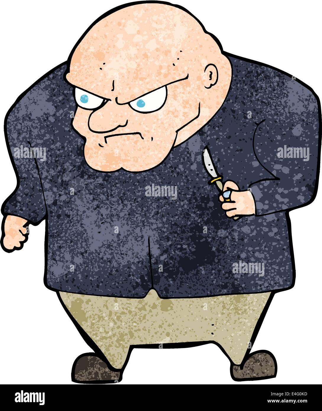 cartoon evil man Stock Vector Image & Art - Alamy