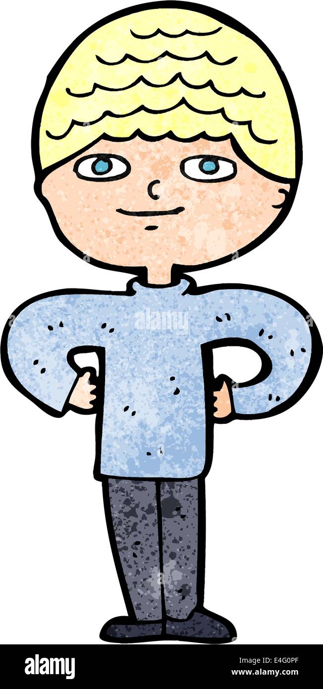 cartoon proud man Stock Vector Image & Art - Alamy