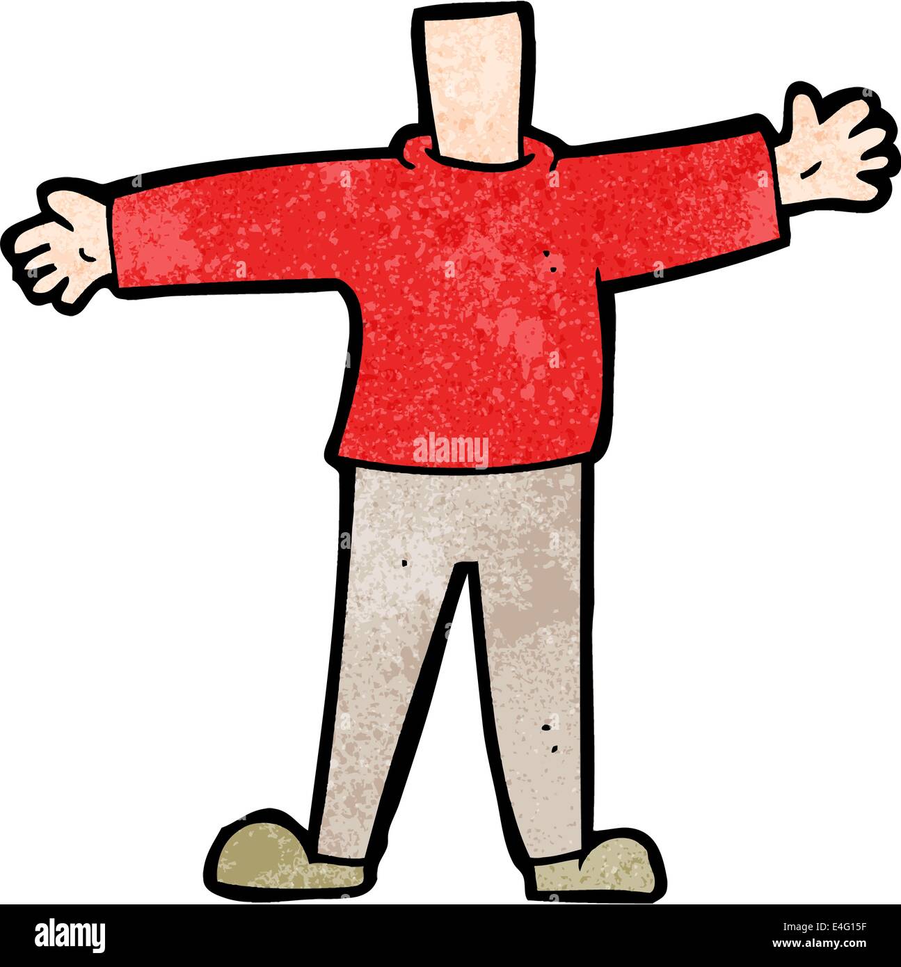 cartoon male body (mix and match cartoons or add own photo head Stock ...