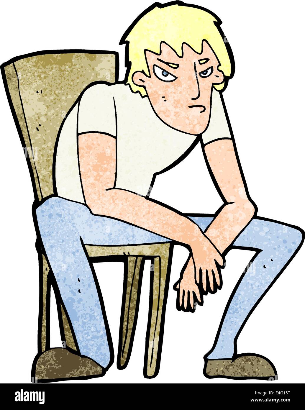 cartoon dejected man Stock Vector Image & Art - Alamy