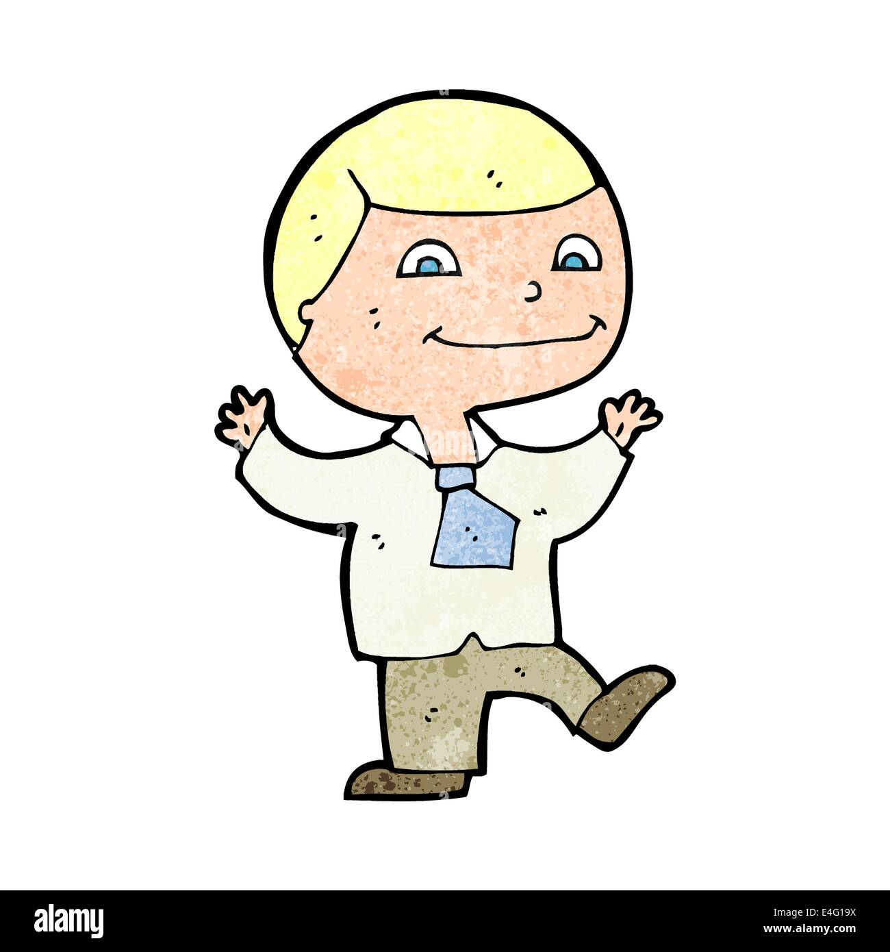 cartoon happy boy Stock Vector Image & Art - Alamy