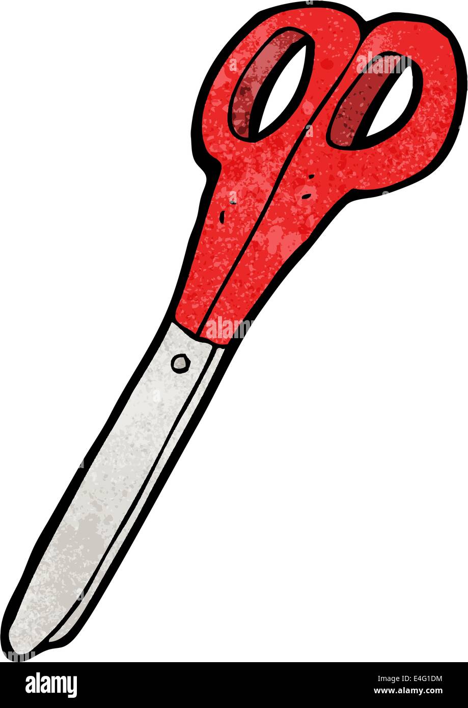 Rough scissors Stock Vector Images - Alamy