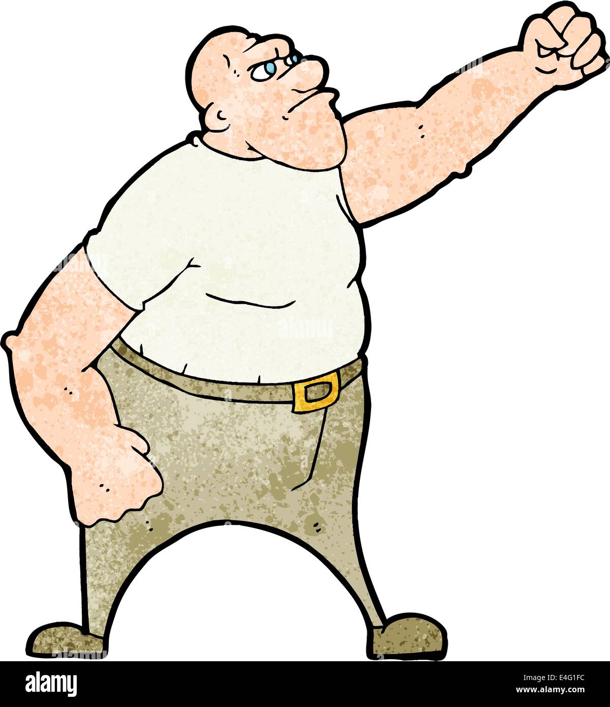 The brute man Stock Vector Images - Alamy