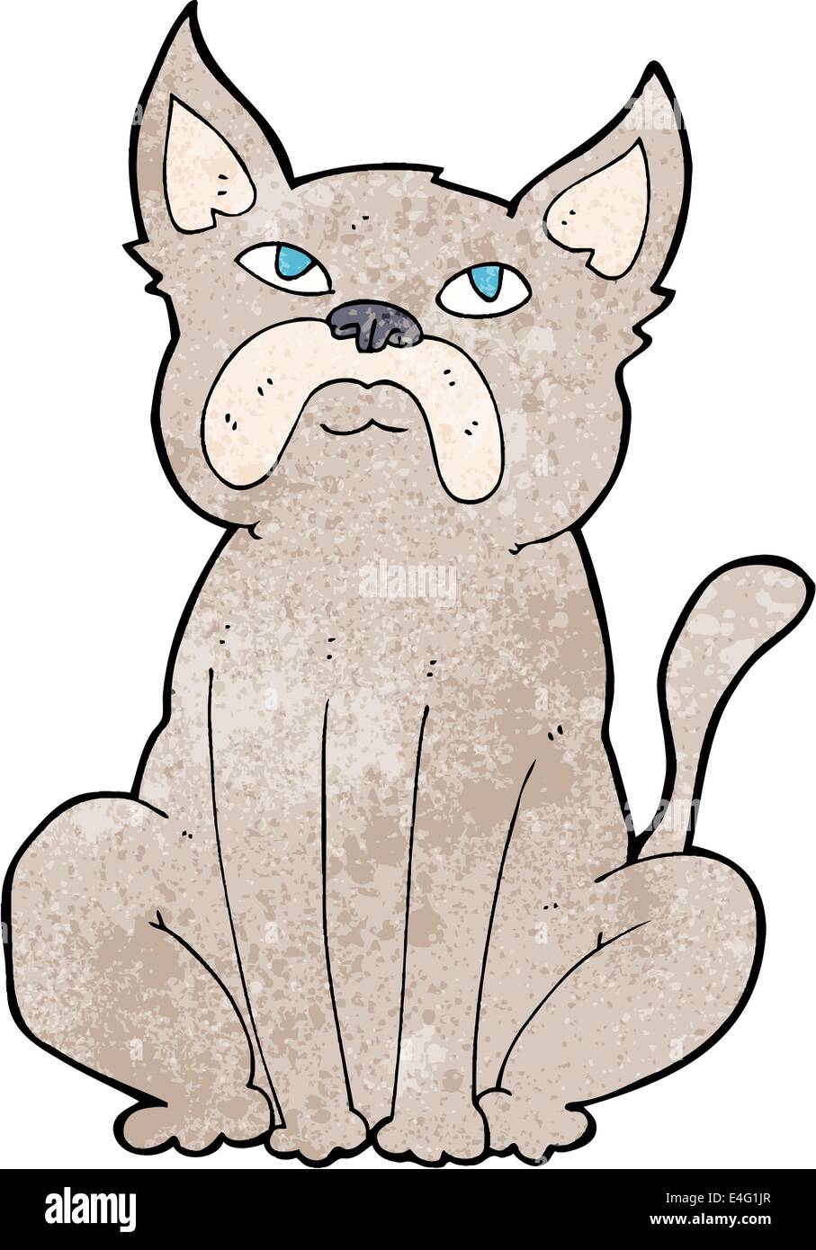 Grumpy dog Stock Vector Images - Alamy