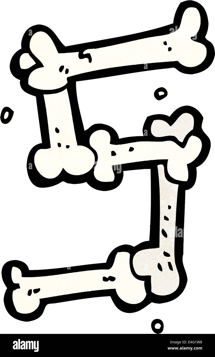 cartoon halloween bone number Stock Vector Image & Art - Alamy