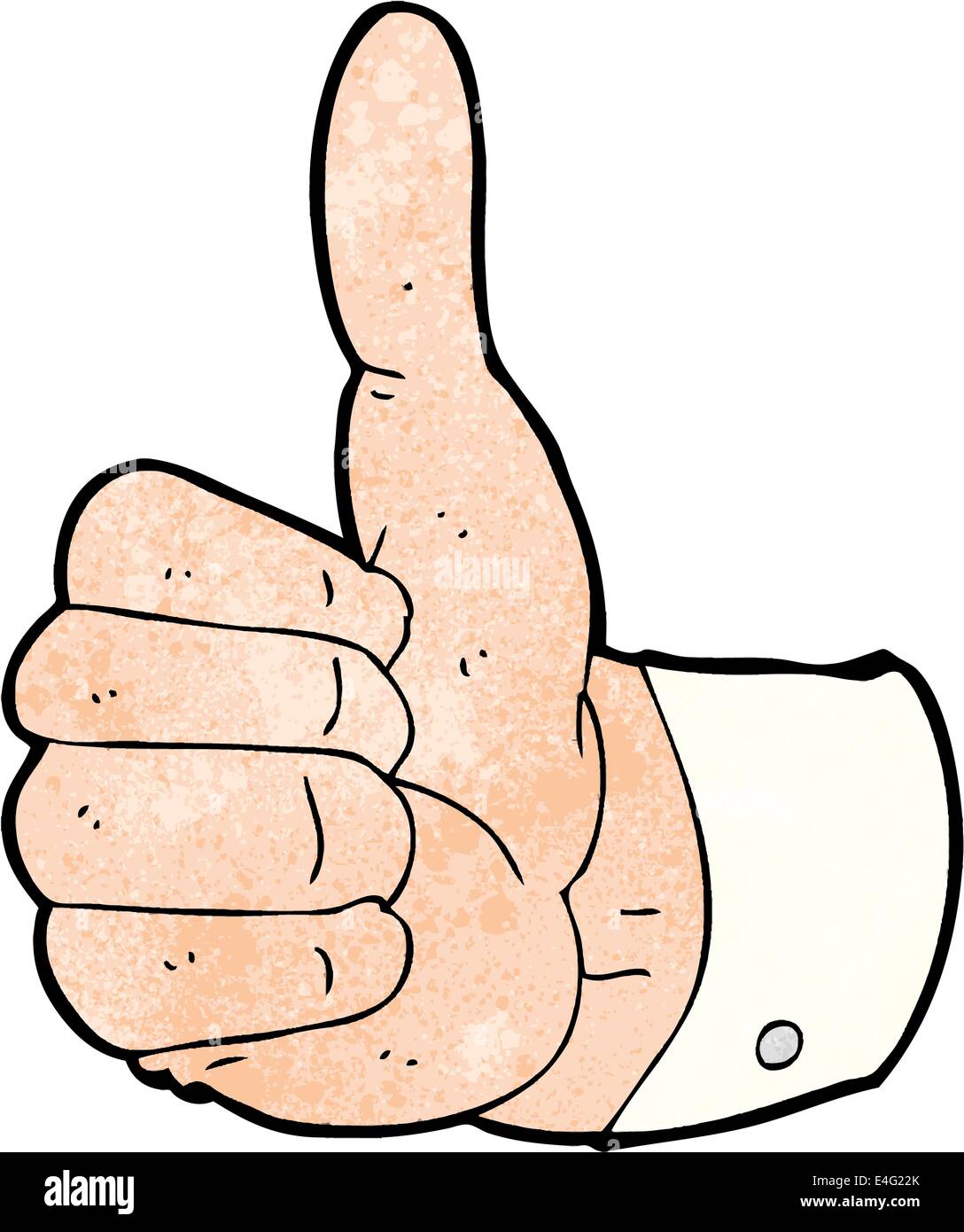 cartoon thumbs up symbol Stock Vector Image & Art - Alamy